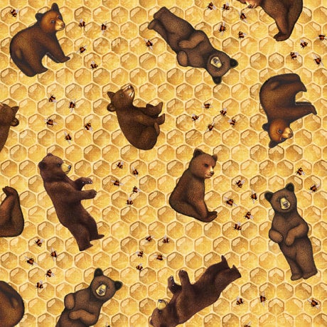 Sweet As Honey Bear And Honeycomb Toss Knotty Stitches